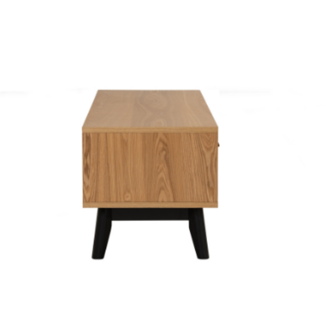 Carrie 1.5M TV Cabinet, Wood - Natural — Novena Furniture Singapore