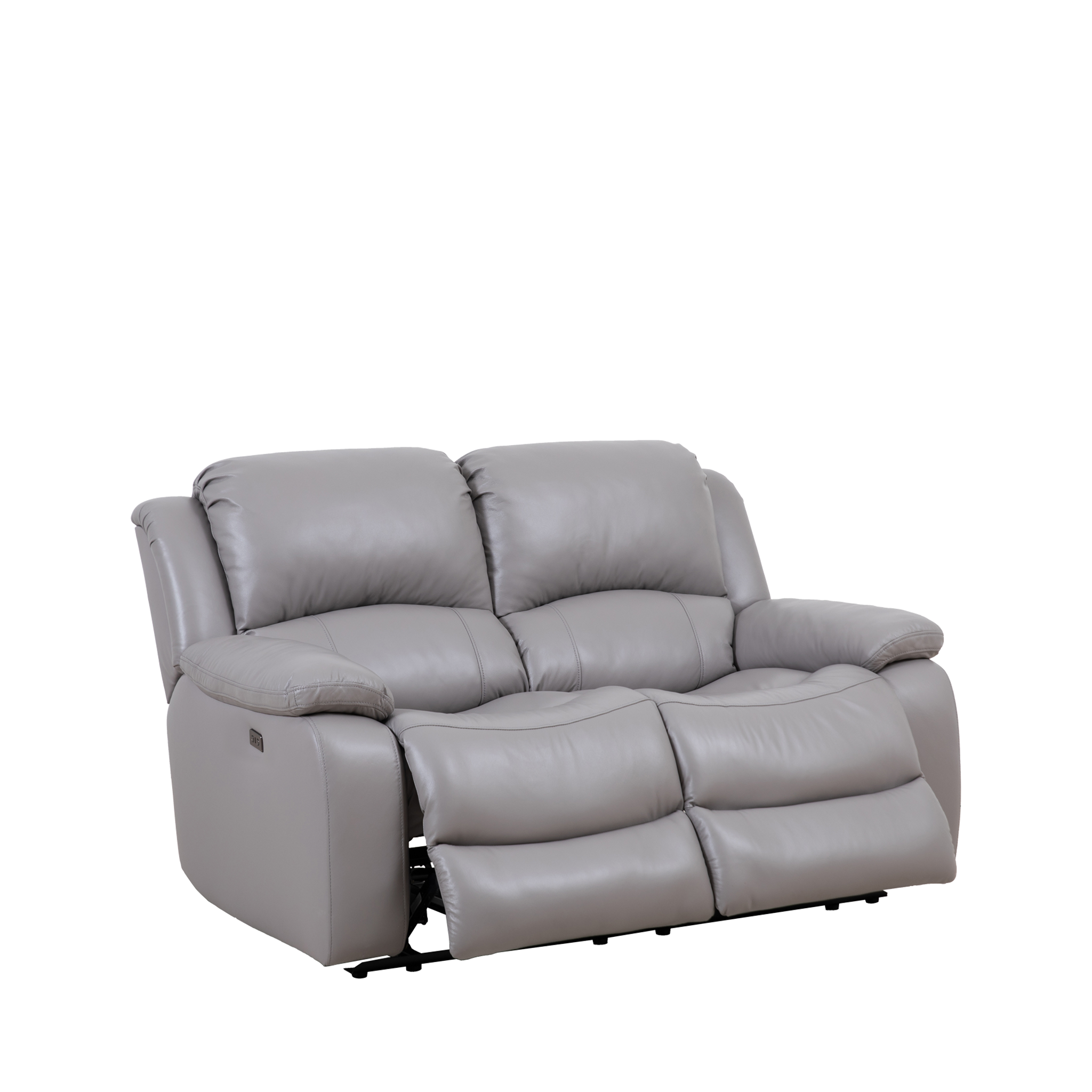 Elza 2 Seater Electric Recliner Sofa, Half Leather | Novena Furniture ...