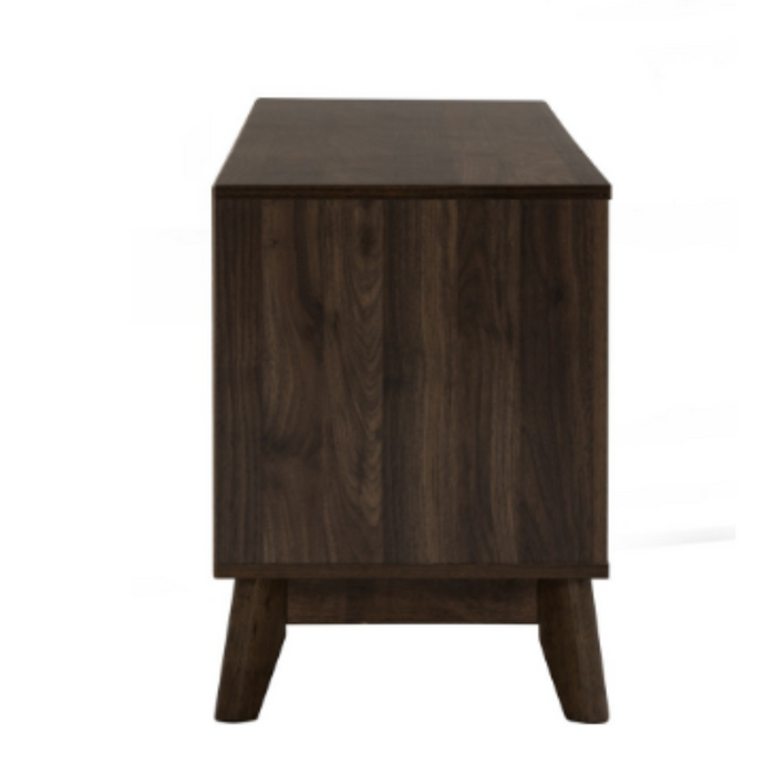 Hirai 1.8M TV Cabinet, Wood - Walnut | Novena Furniture Singapore