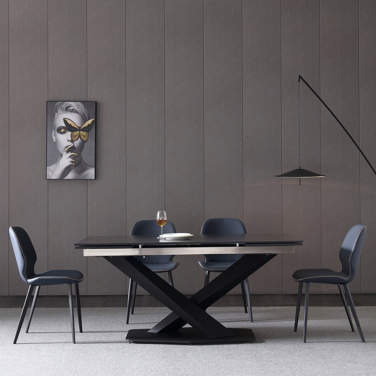 Sintered Stone Functional Dining Table, ND601 — Novena Furniture Singapore