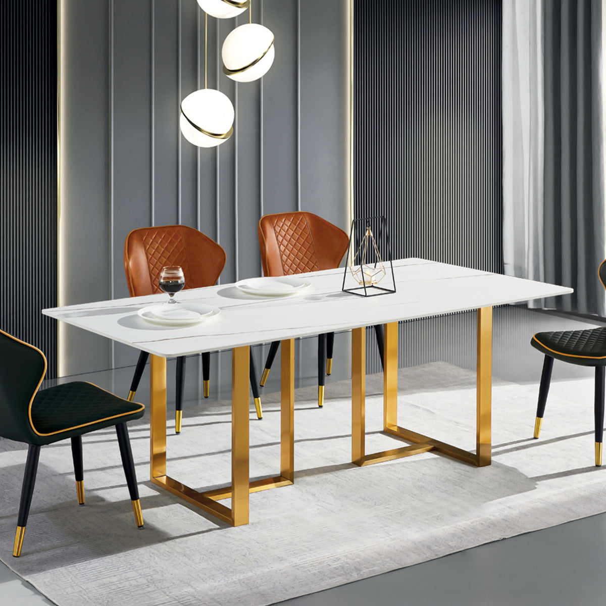 Sintered Stone Dining Table, ND603 — Novena Furniture Singapore