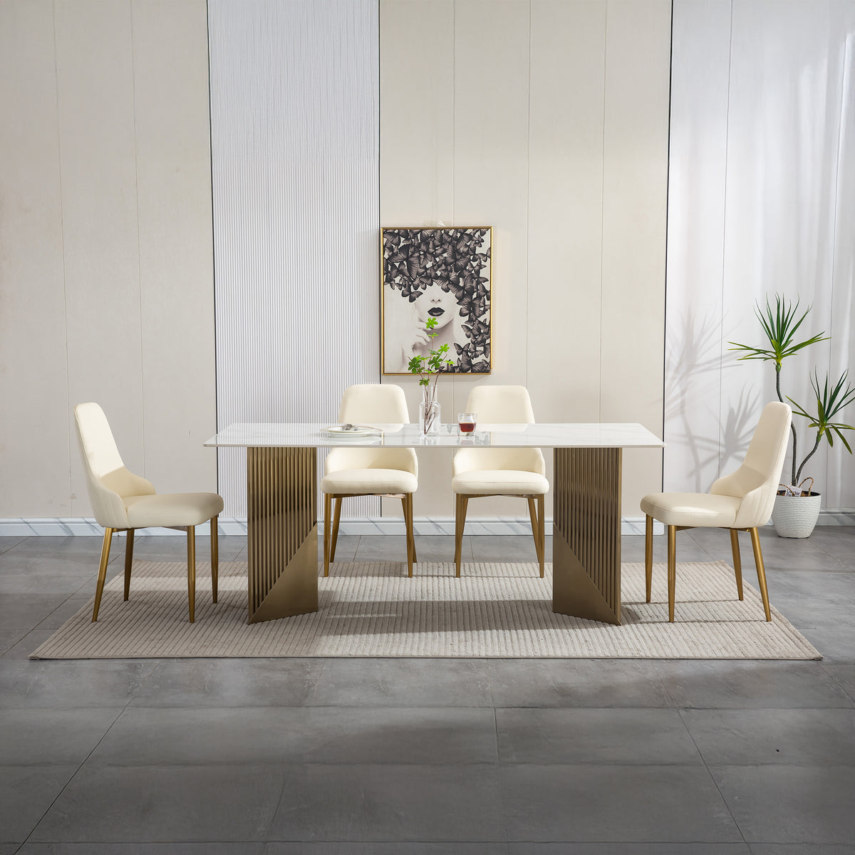 Sintered Stone Dining Table, ND6129 — Novena Furniture Singapore
