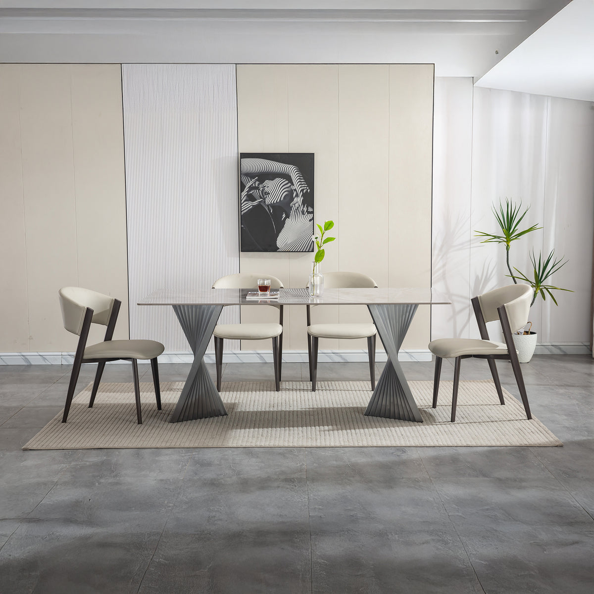Sintered Stone Dining Table, ND6196 — Novena Furniture Singapore