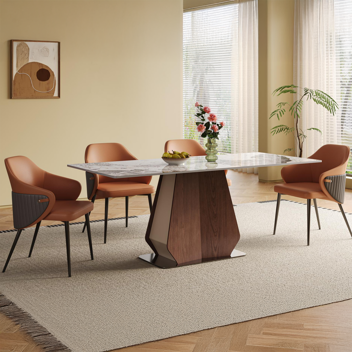 Sintered Stone Dining Table, ND6315 — Novena Furniture Singapore