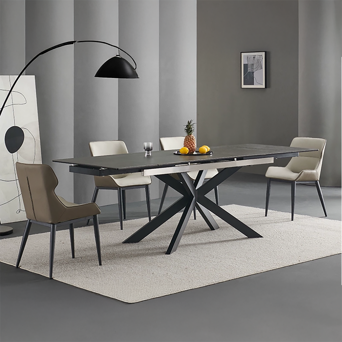 Sintered Stone Functional Dining Table, ND6400 — Novena Furniture Singapore
