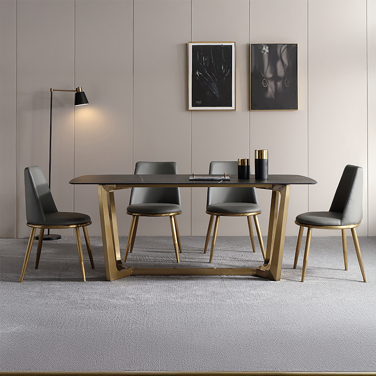 Sintered Stone Dining Table, ND642 — Novena Furniture Singapore