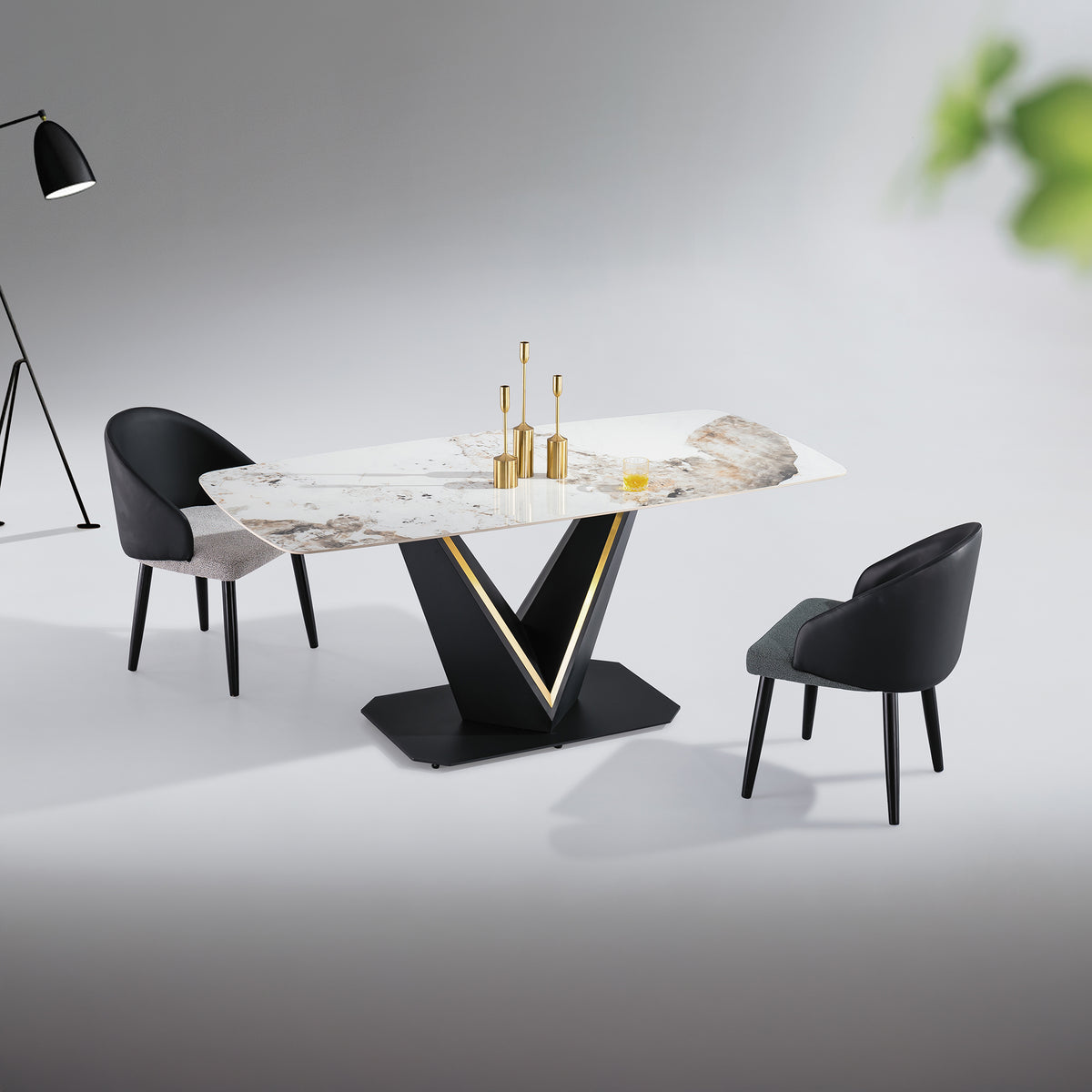Sintered Stone Dining Table, ND669 — Novena Furniture Singapore