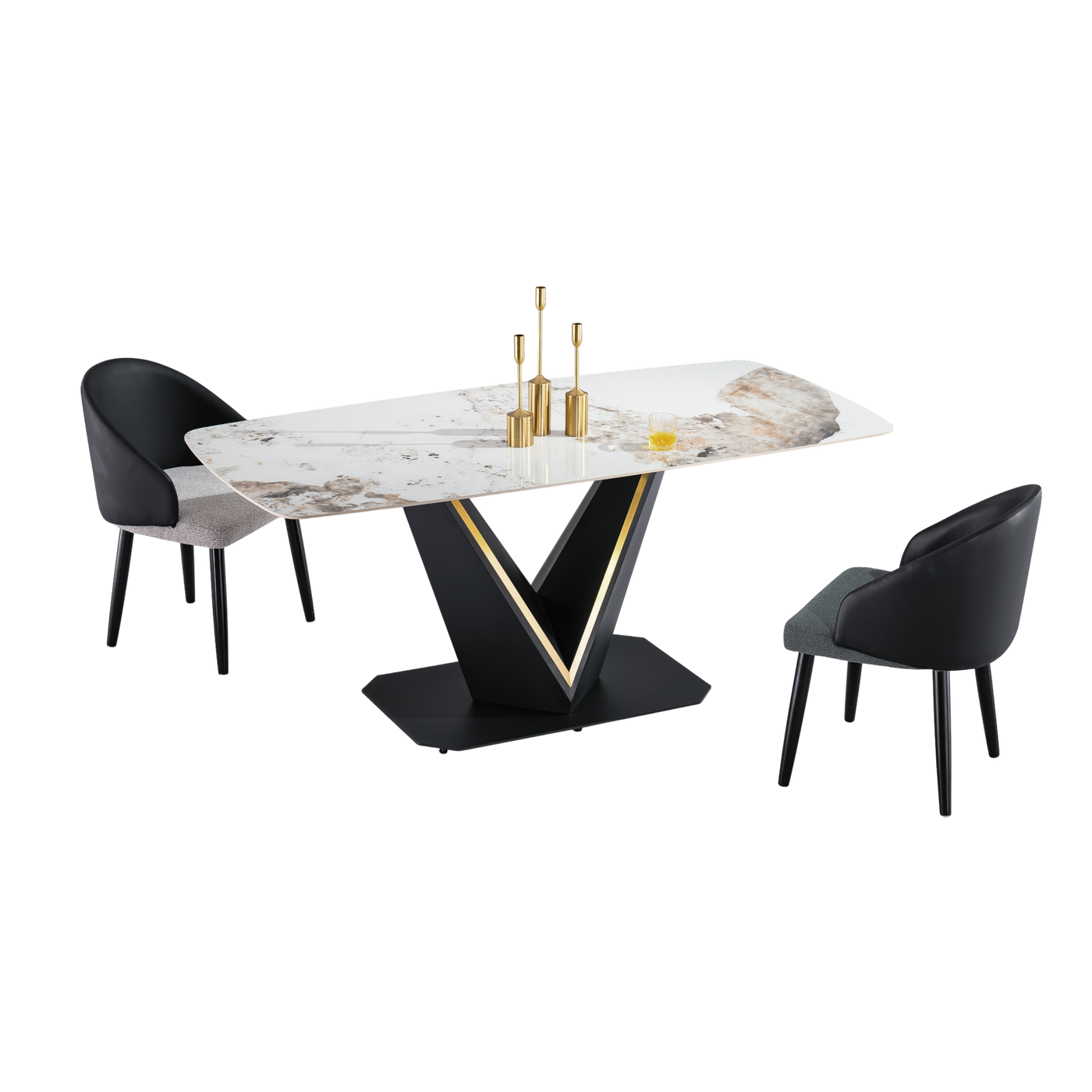 Sintered Stone Dining Table, ND669 — Novena Furniture Singapore