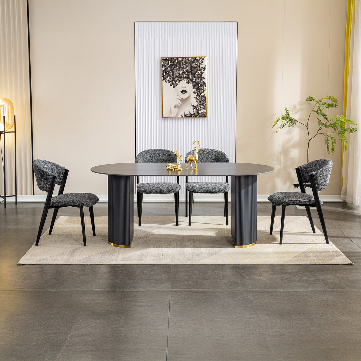Sintered Stone Dining Table, ND689 — Novena Furniture Singapore