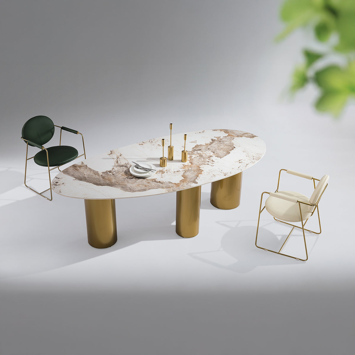Sintered Stone Dining Table, ND696 — Novena Furniture Singapore