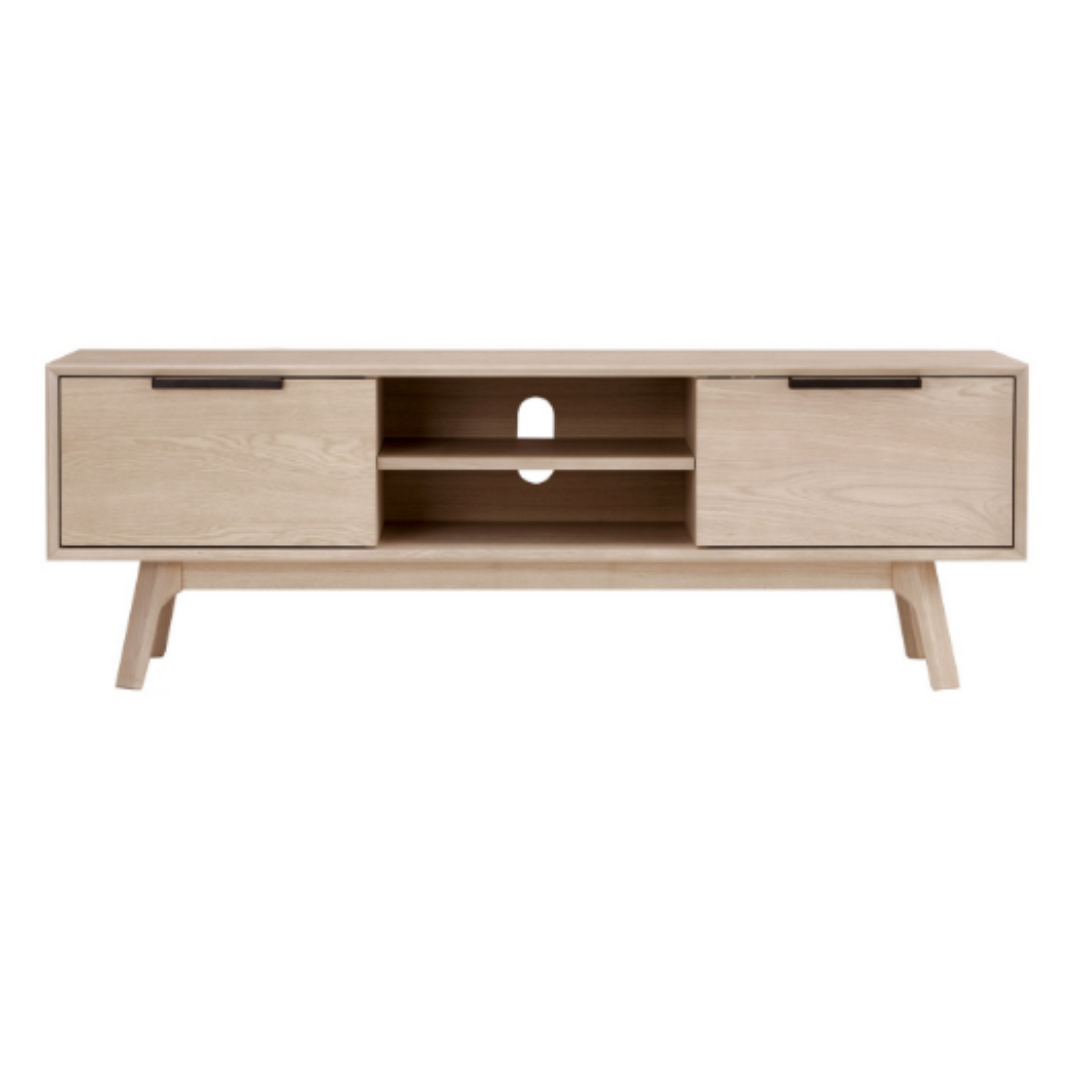 Naru 1.5M TV Cabinet, Wood — Novena Furniture Singapore