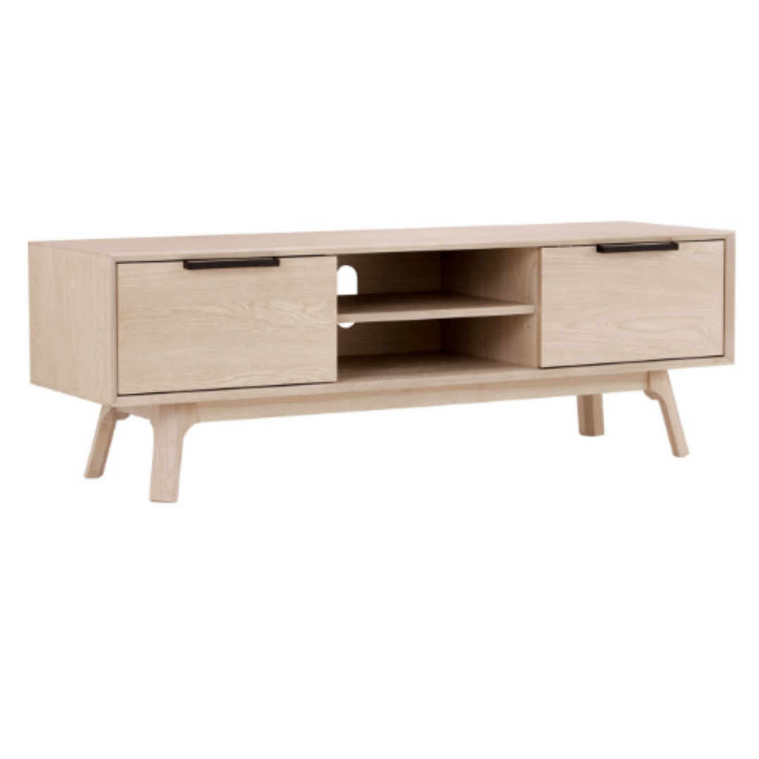 Naru 1.5M TV Cabinet, Wood — Novena Furniture Singapore