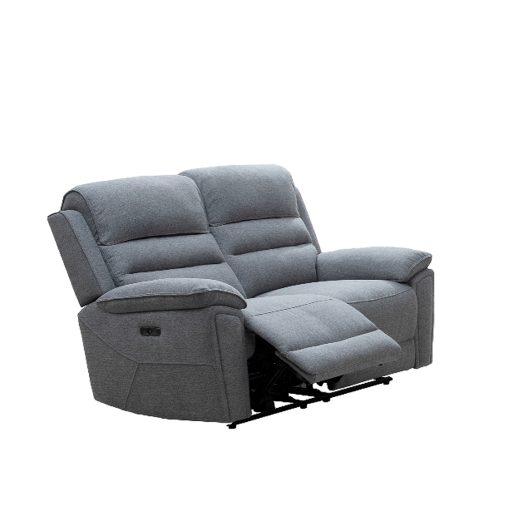 Ouran 2 Seater Electric Recliner Sofa, Fabric | Novena Furniture Singapore