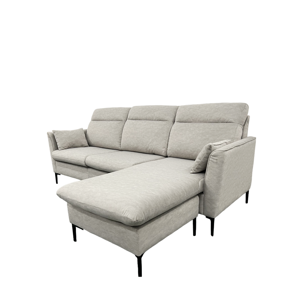 Reina L-Shaped Sofa, Fabric | Novena Furniture Singapore