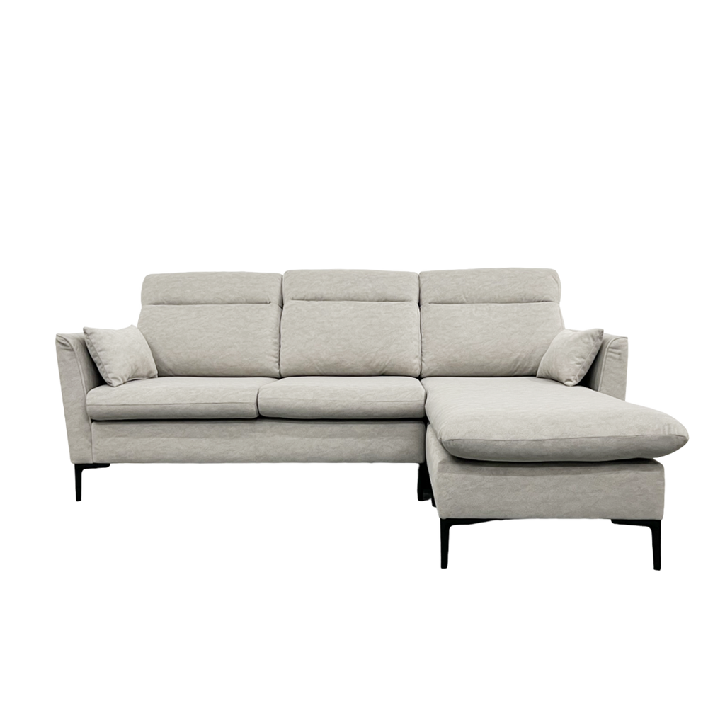 Reina L-Shaped Sofa, Fabric | Novena Furniture Singapore