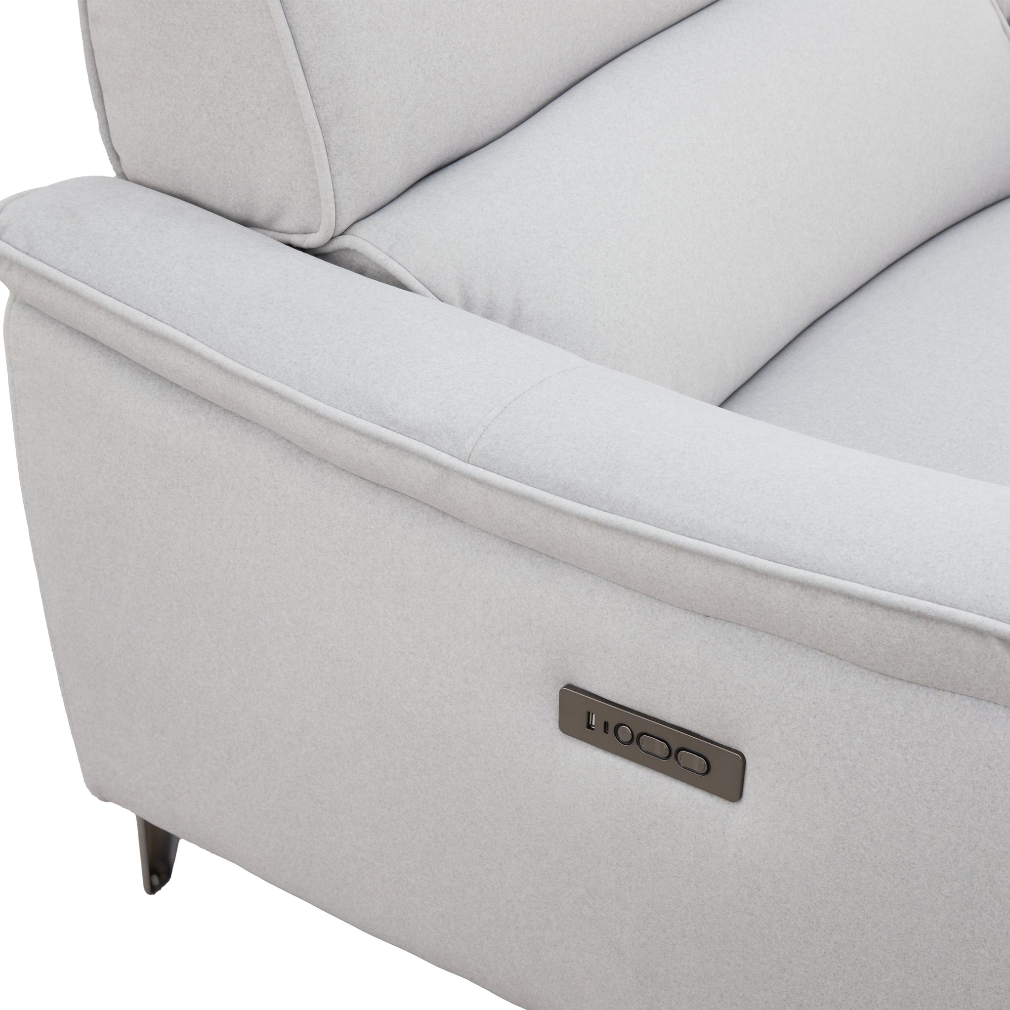 Xander 2.5 Seater Electric Recliner Sofa, Fabric — Novena Furniture ...