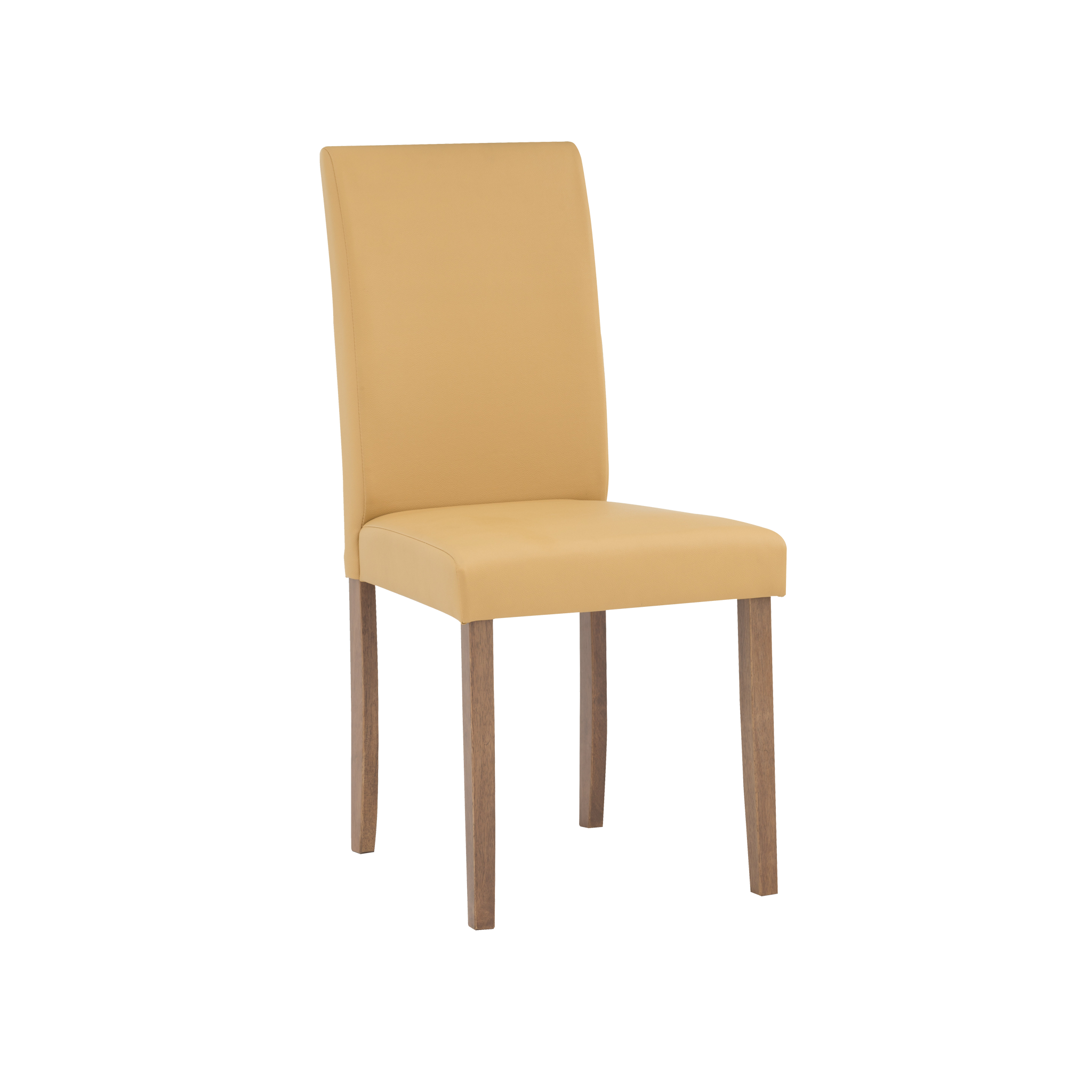 Lenore Dining Chair, Wood/Vinyl - Cocoa/Carameal | Novena Furniture ...