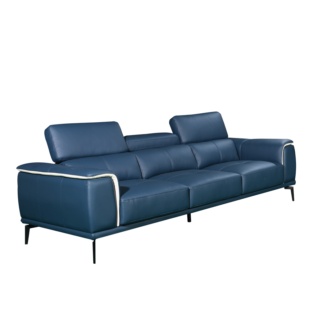 Prezia 3 Seater Sofa, Half Leather | Novena Furniture Singapore